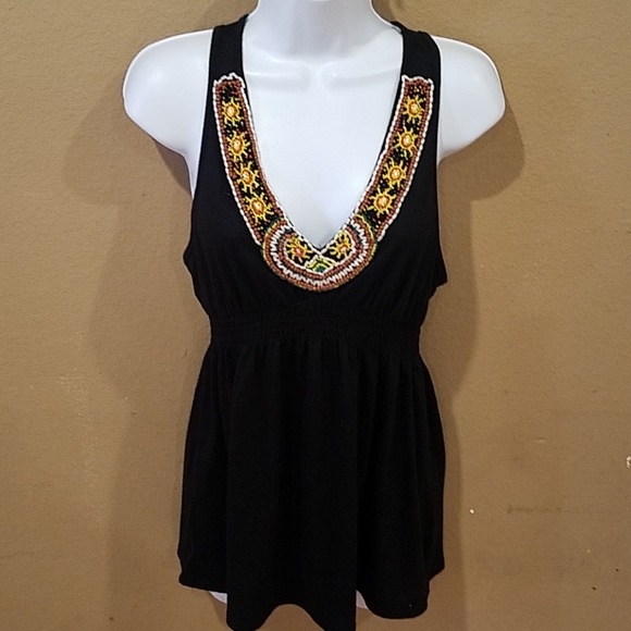 Piper & Blue | Tops | Piper And Blue Kody Brand Beaded Top | Poshmark